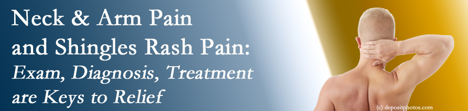 Minster Neck Pain and Arm Pain with a Shingles Rash Relieved | Minster ...